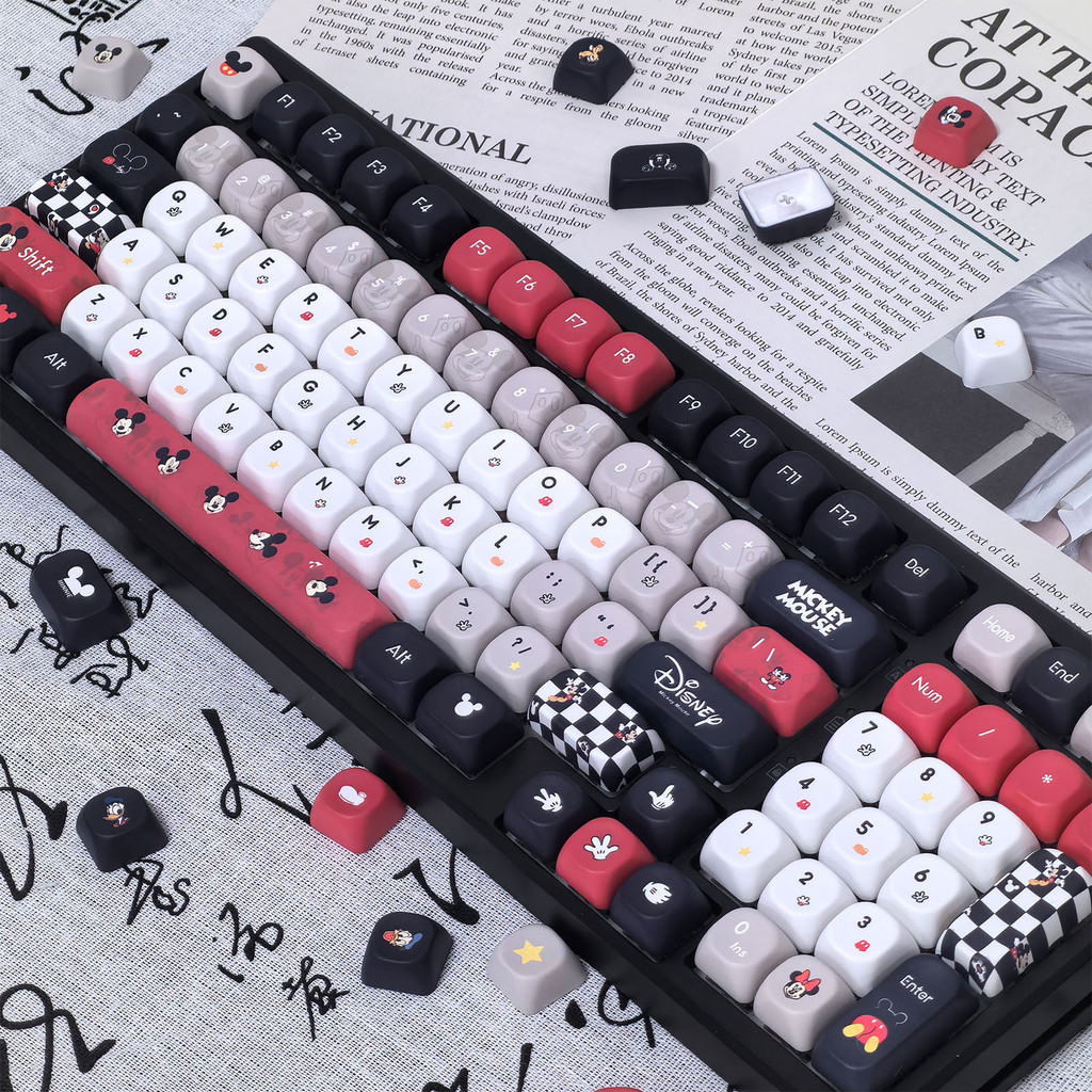Disney Mickey Original Keycap MOA Profile PBT Five-sided Sublimation ...