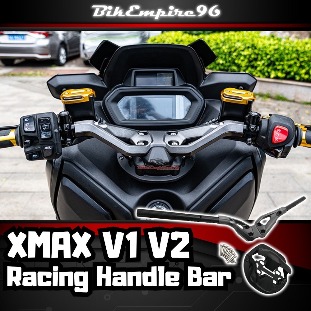 YAMAHA Xmax V1 V2 TMAX DESIGN Racing Handle HIGH MATERIAL ALLOY Handle ...