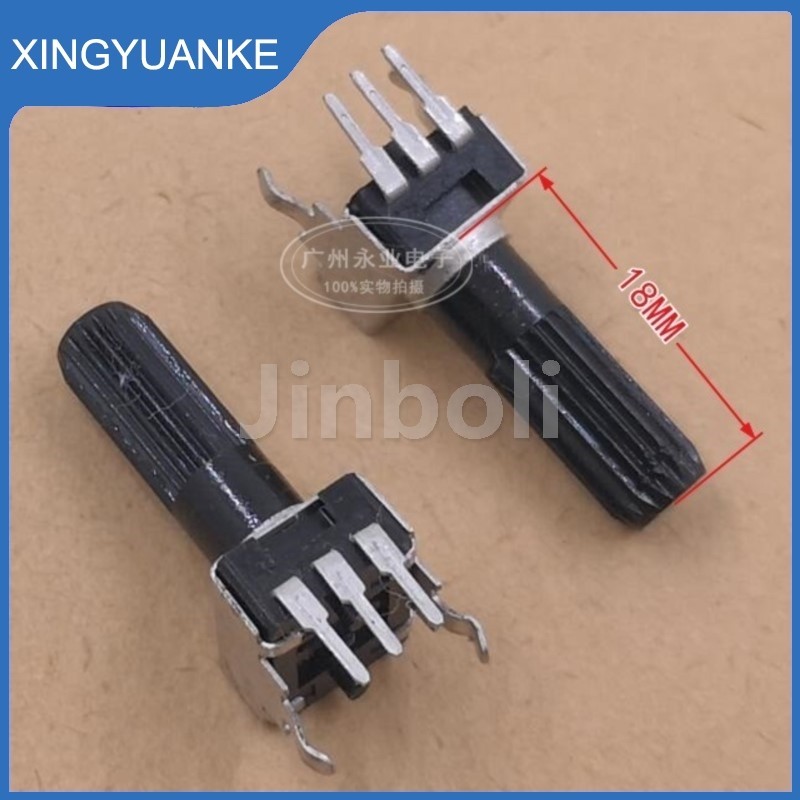 10PCS RV09 Type Single Vertical Adjustable Potentiometer 3Pins B1K B2K ...
