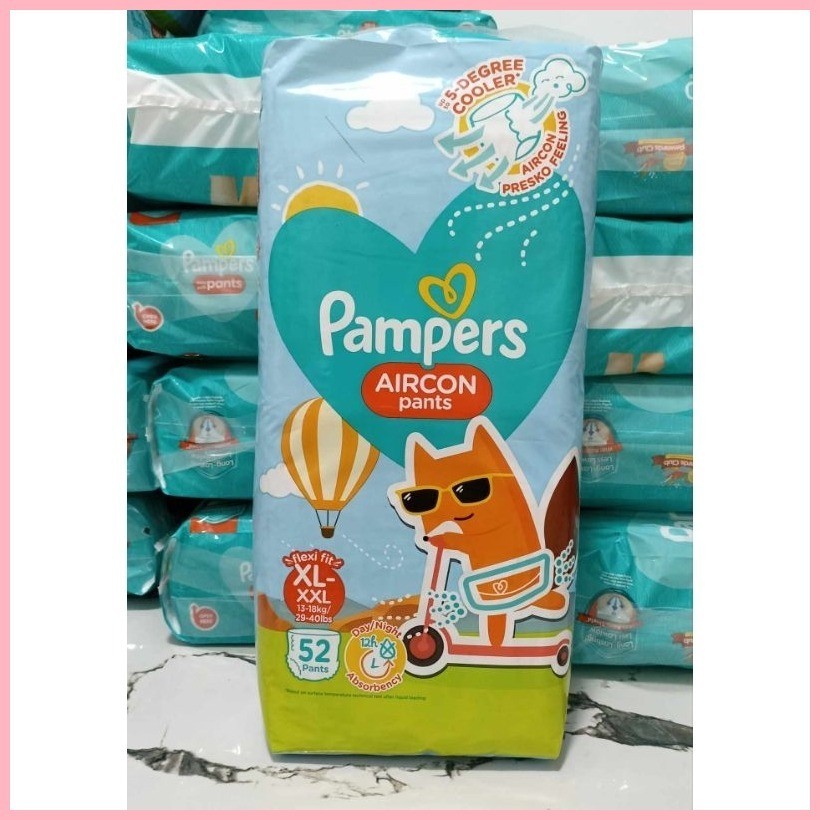 Pampers Aircon Pants (XL-XXL-XXXL) | Shopee Malaysia