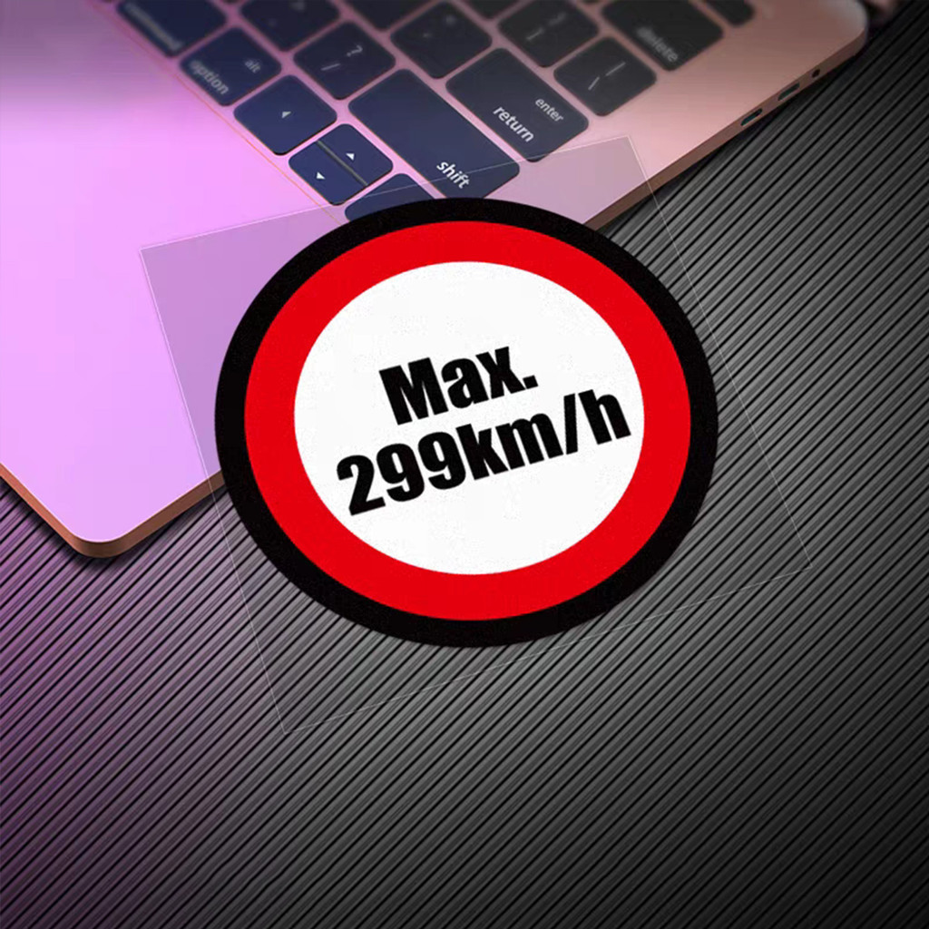 JDM Reflective Sticker Speed Limit Small Sign Motorcycle Electric ...