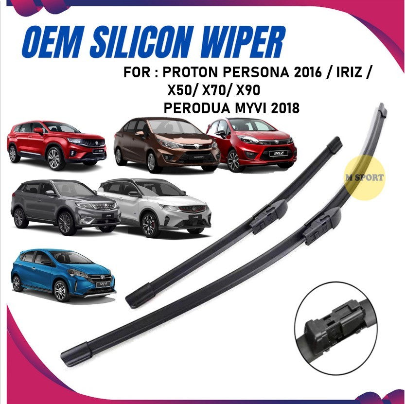 OEM Wiper for PERODUA MYVI 2018 - 2022 2023 Persona 2016 X50 X70 X90 ...