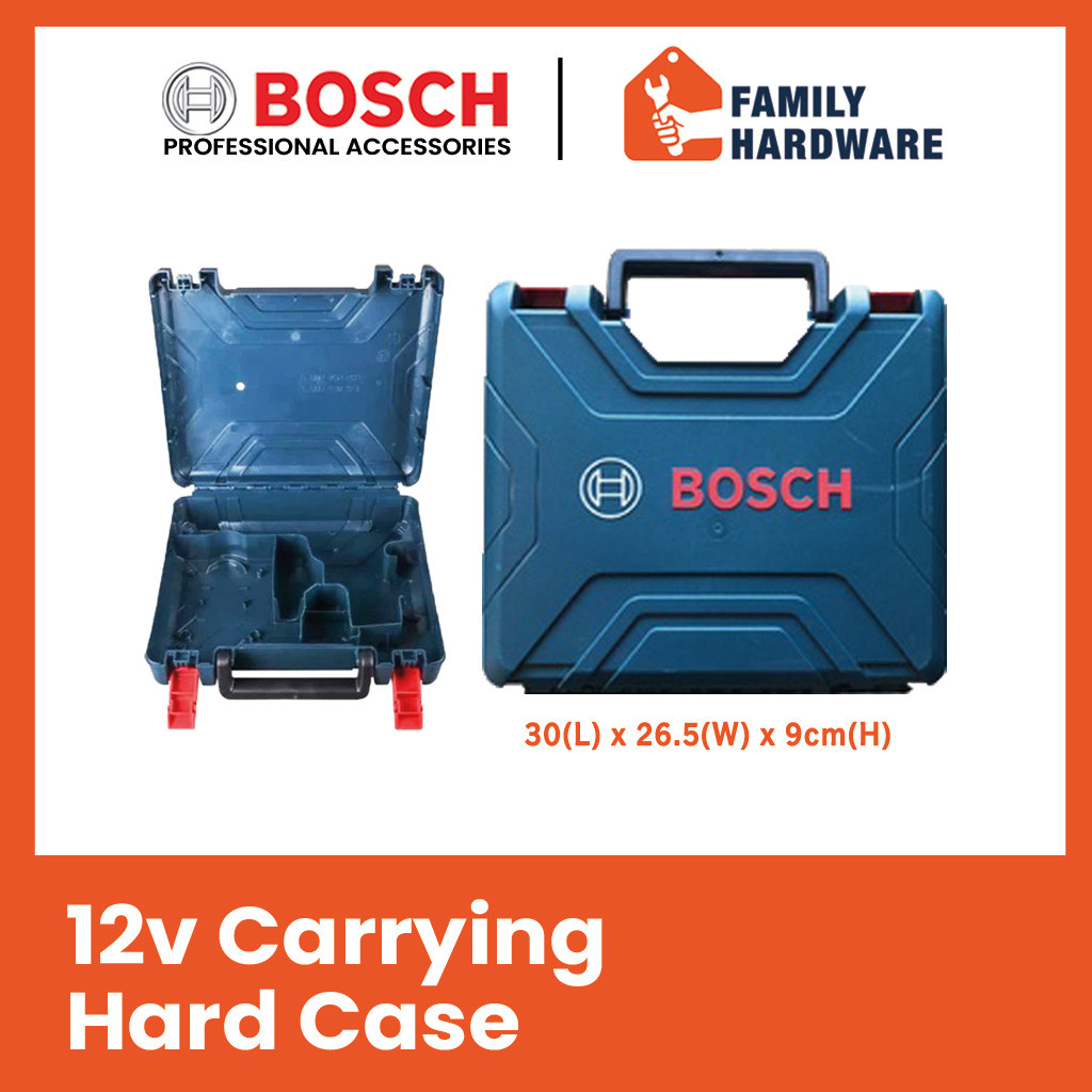 BOSCH Medium Carrying Hard Case For 12V Li-Ion Drill & Driver Power ...