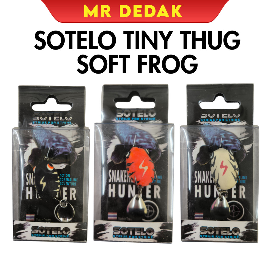 SOTELO TINY THUG SOFT FROG | UMPAN KATAK TIPU | PANCING | 6G | 3.5CM ...