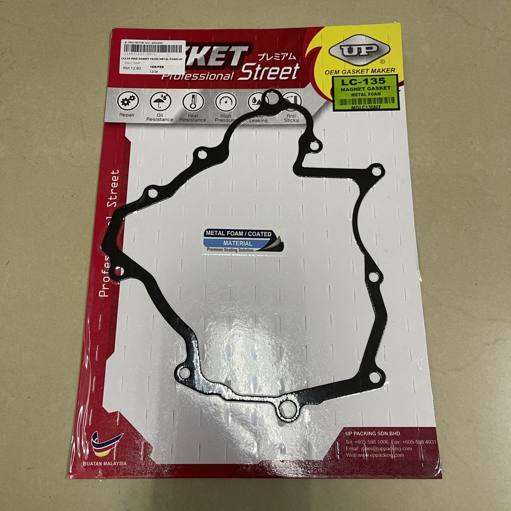YAMAHA LC135 LC 135 4 SPEED 4S OLD MODEL MAGNET GASKET FRCM METAL FOAM ...
