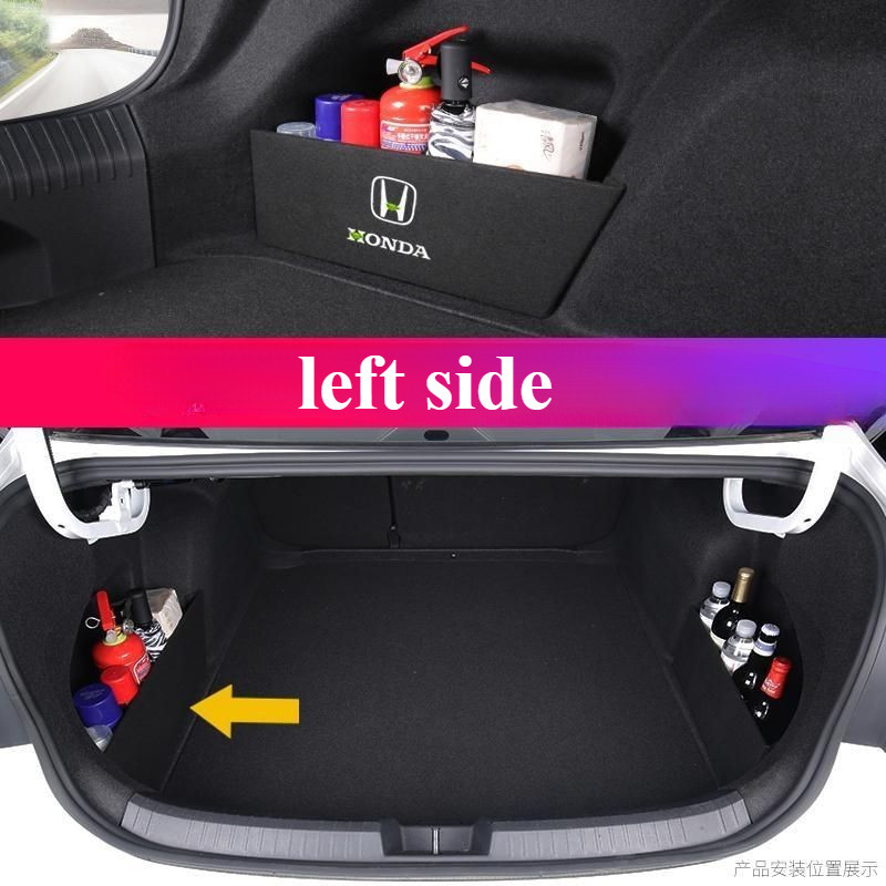 One Pair Car Rear Trunk Storage Box Panel Organize Storage Box Honda ...