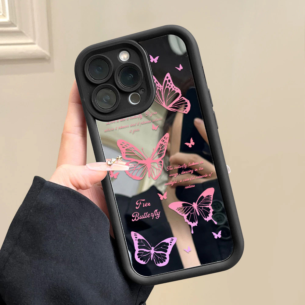 Romantic Butterfly Mirror Casing For Honor 200 300 90 Lite 70 50 X7 X9 ...