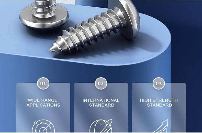 [Quick Shipment-] SUS304 Stainless Steel Phillips Self-Tapping Screw ...