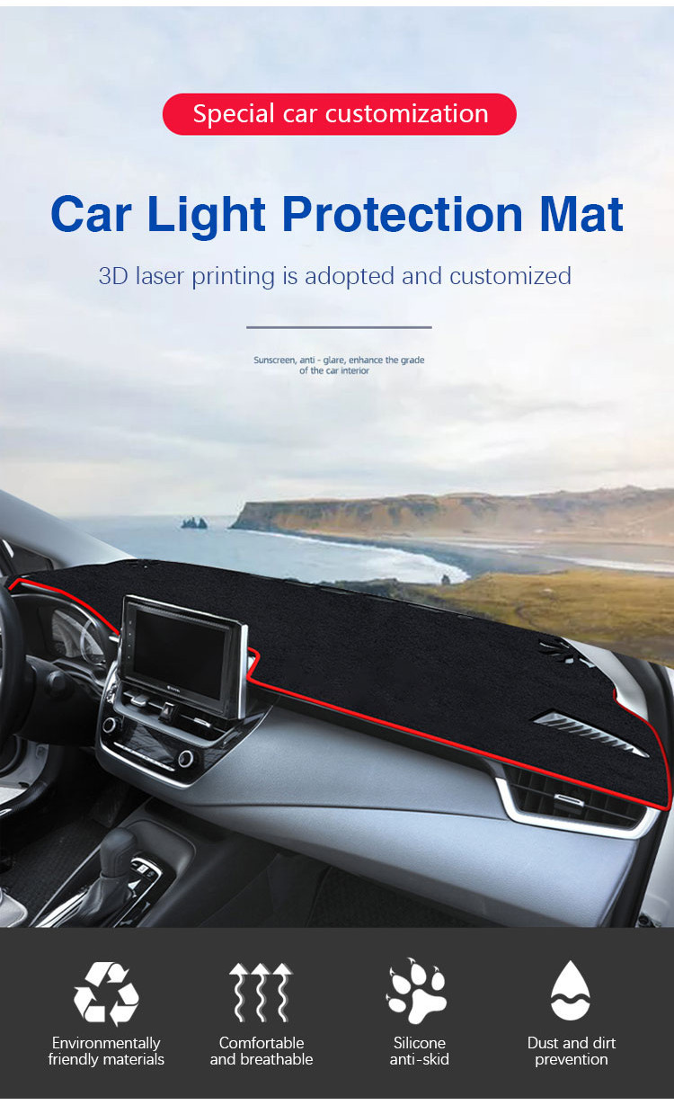 Car Dashboard Dash Mat For Mitsubishi Pajero Shogun Montero V80 V87 V93 ...