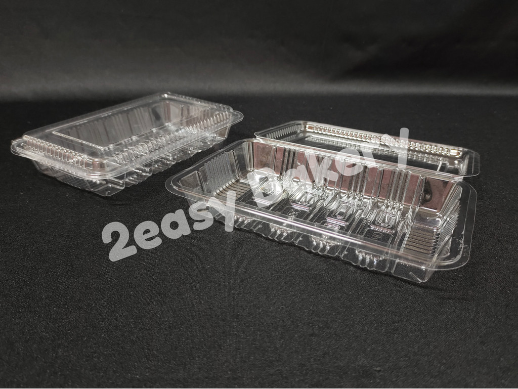 Kuih Container OP-3H / Disposable Plastic Clear Bakery Container ...