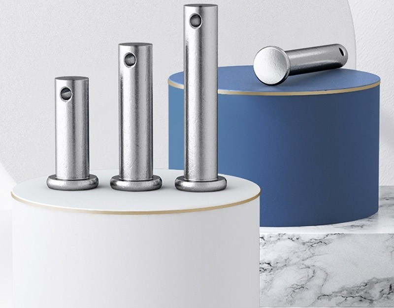 [Quick Shipment-] 304 Stainless Steel Pin Shaft GB882 Flat Head with ...