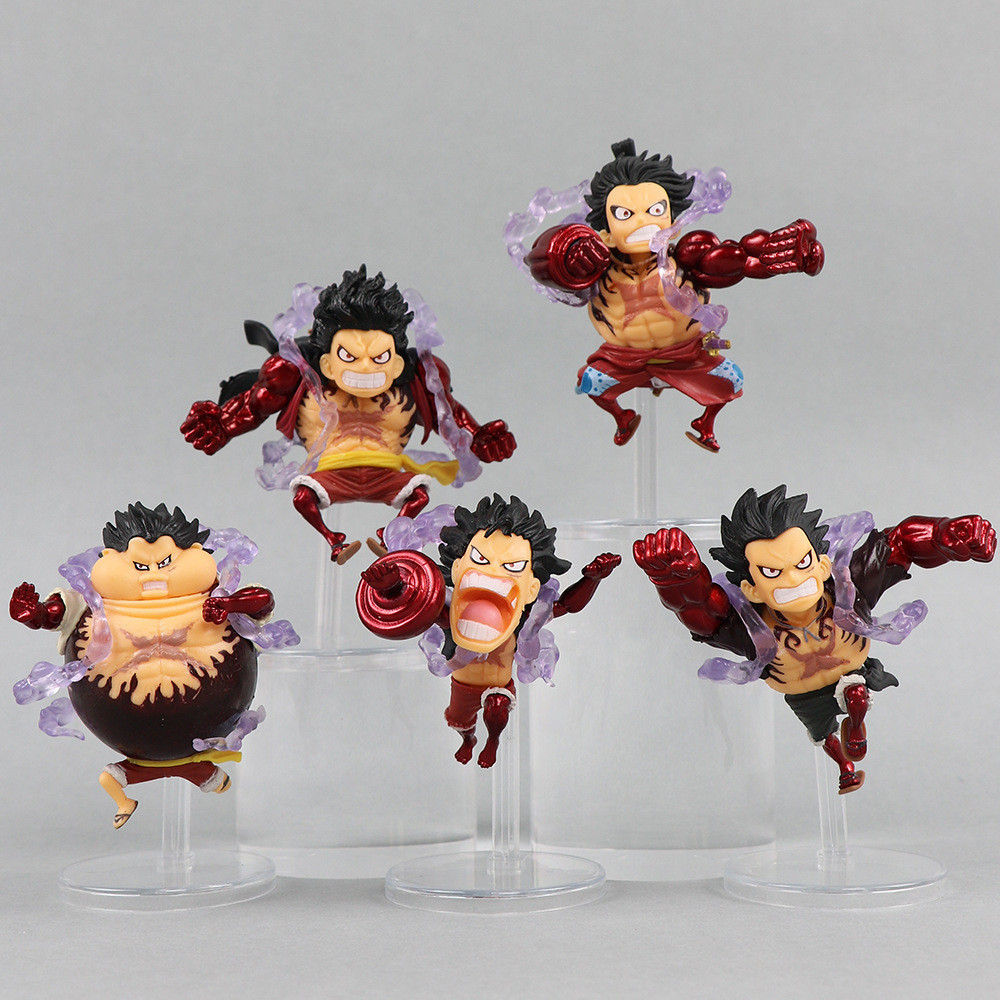 One Piece GK Wcf 4th Gear Stances Luffy 5pcs/set Figure Model Toy | Shopee Malaysia
