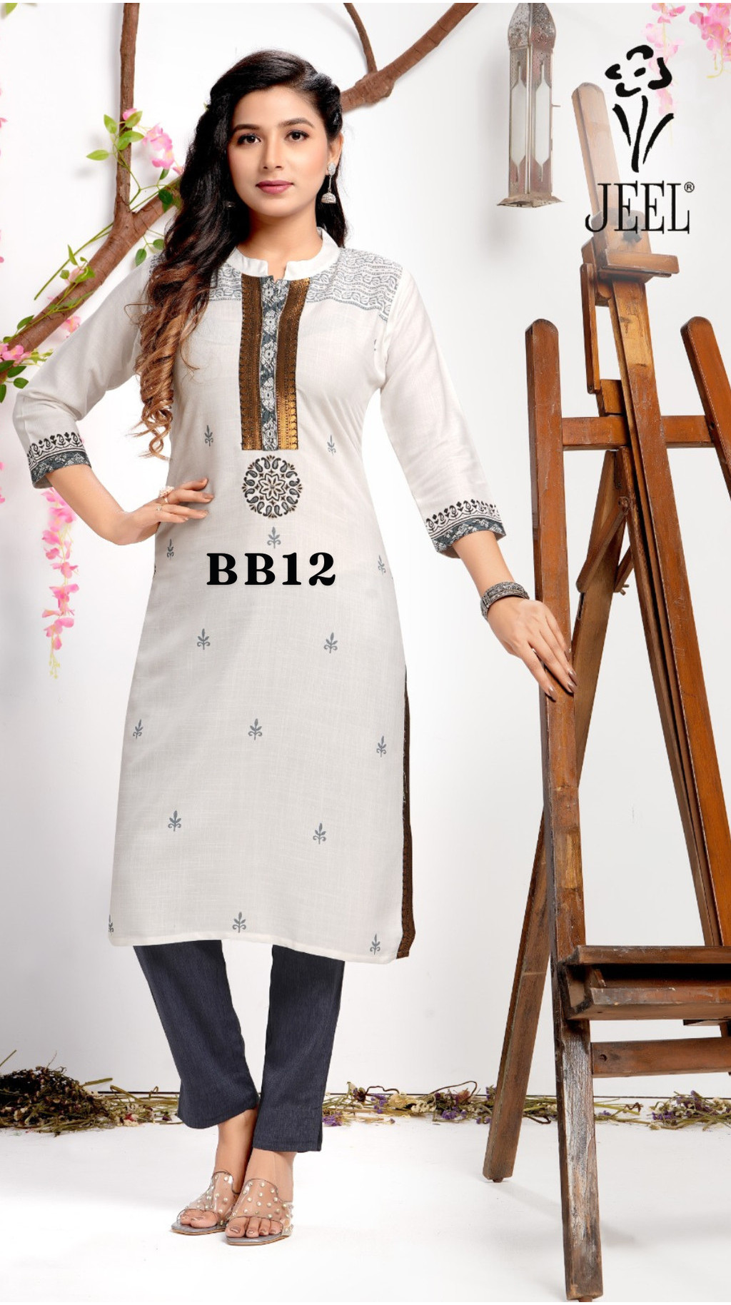 JEEL Classic Kurtis for Casual and Office Wear Tops Only BB Series ...