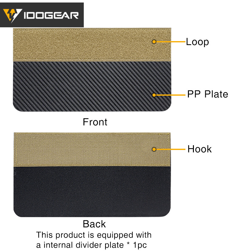 IDOGEAR Tactical DOPE Pouch Set VTS Kangaroo Pocket with Front Flap Bag ...