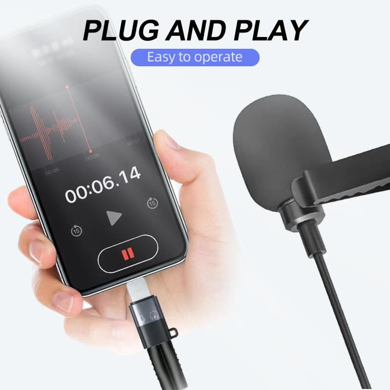 HdoorLink IOS To Type C Wireless Microphone OTG Adapter USB C To IOS ...