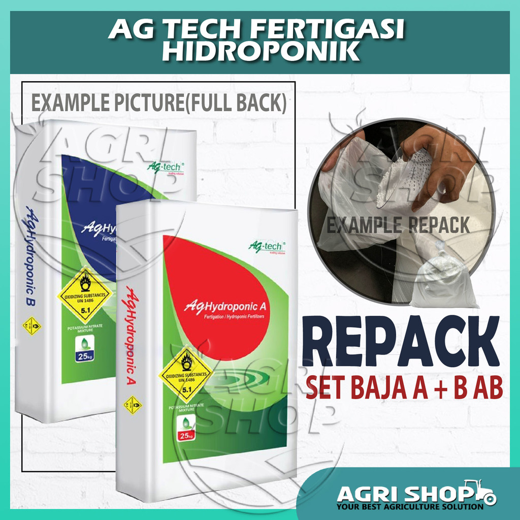 (REPACK) Agrishop AG Tech AB Fertilizer 2kg 4kg 10kg | Baja AB NPK ...
