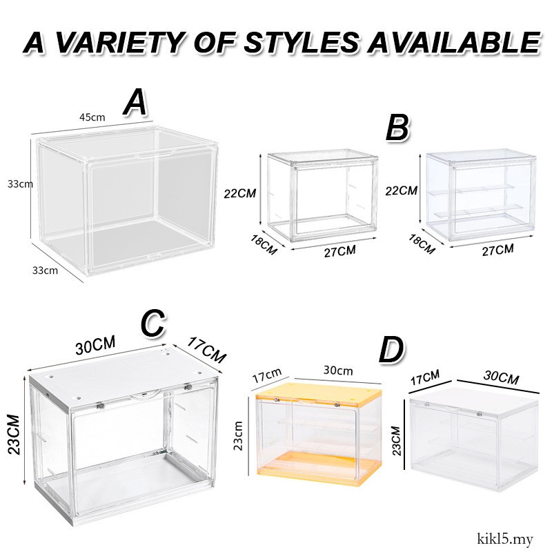 KJK H Delivery LED Transparent Layers Acrylic Display Case Bd Box Molly ...