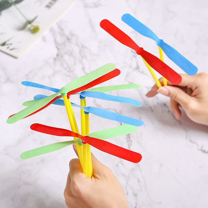𝗙𝗟𝗜𝗚𝗛𝗧 𝗙𝗨𝗡 》 Hand Rubbing Bamboo Dragonfly Helicopter Flying Toys ...