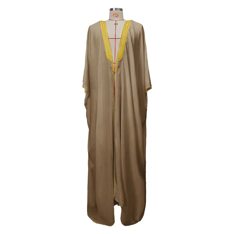 Mens Robe Muslim Kimono Dishdasha Modest Islamic Dubai Saudi Abayas ...
