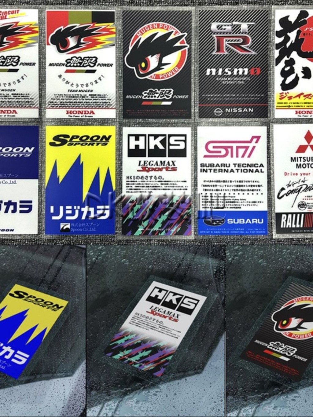 SPOON Unlimited JS Art Front Windshield Sticker JDM Electrostatic Car ...