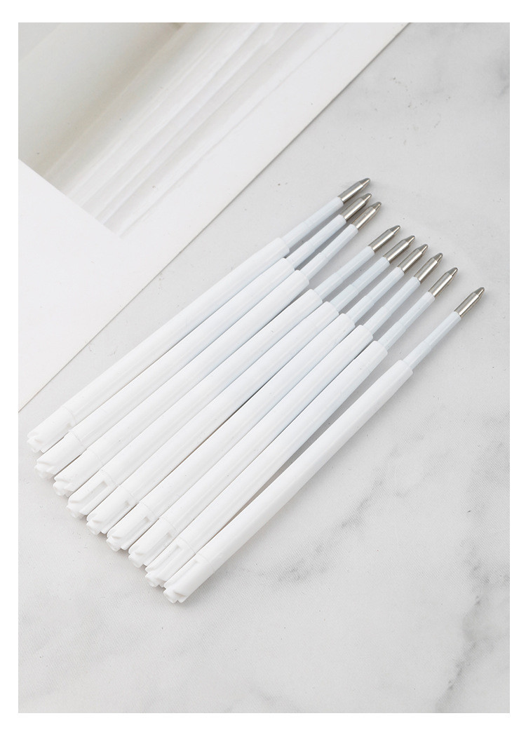 5Pcs rotating ballpoint pen core, black and blue pen tip 0.7mm ...