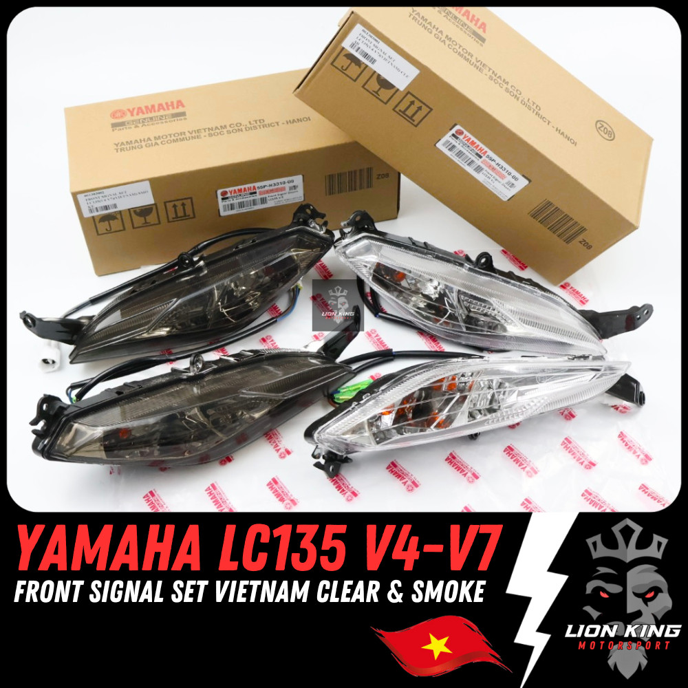 ORI Vietnam YAMAHA LC 135 LC135 V4 V5 V6 V7 Signal Lampu Depan Front Signal Light Lamp Led Set ...