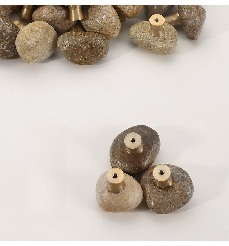 Elegant Stone Cabinet Pulls for Single-Hole Drawer Handles | Shopee ...