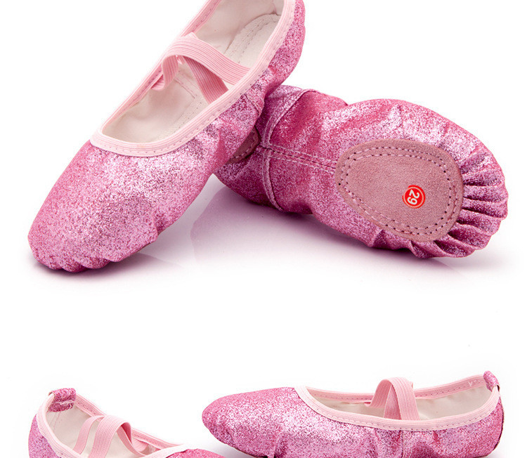 Gymnastics Shoes Shiny Performance Dance Shoes Girls Dancing Shoes ...