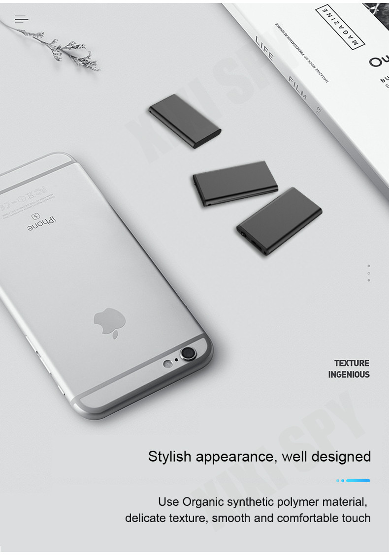 Fast delivery [ultra-thin voice recorder] ultra-thin voice-activated ...