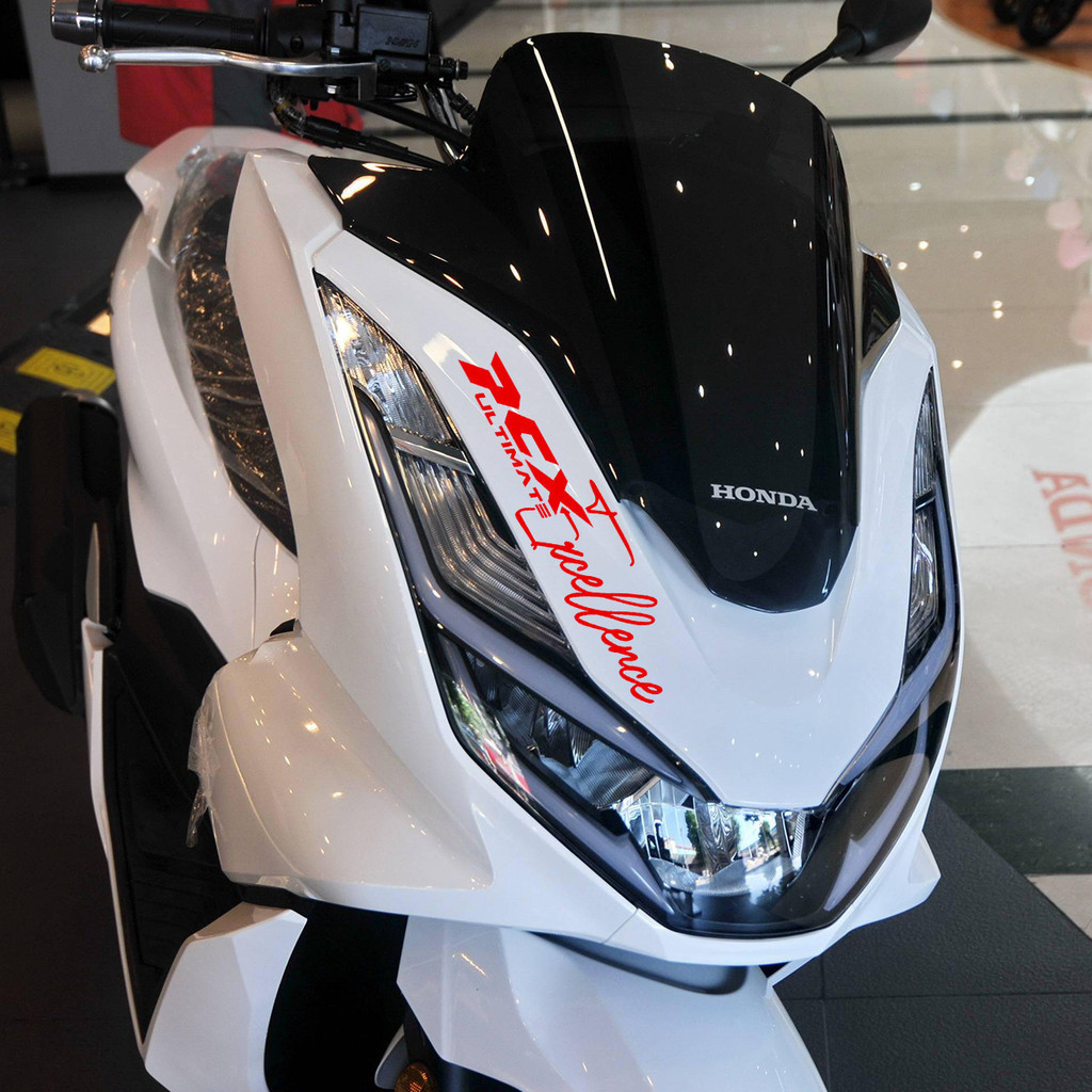 Honda PCX Logo Badge Sticker Reflective Motorcycle Body Windshield Pull ...