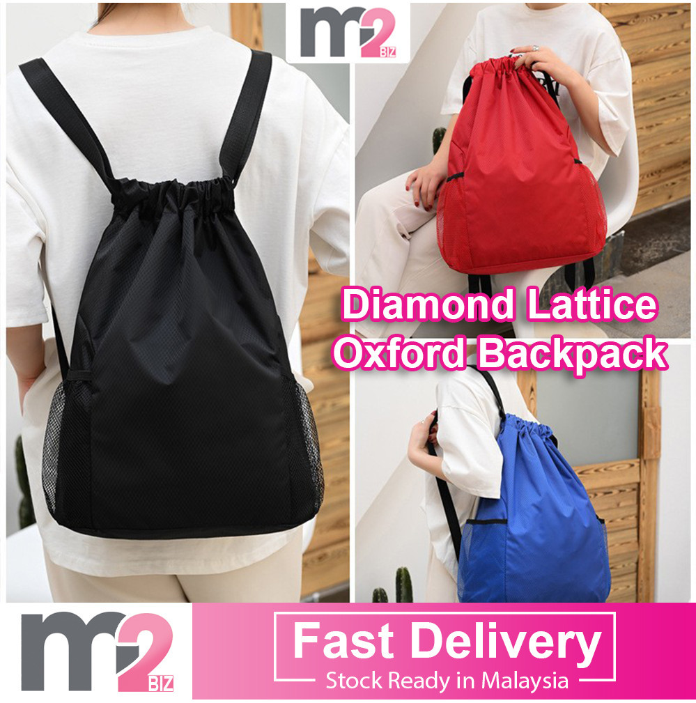 High Quality Outdoor Diamond Lattice Oxford Backpack Bag Hiking Biking ...