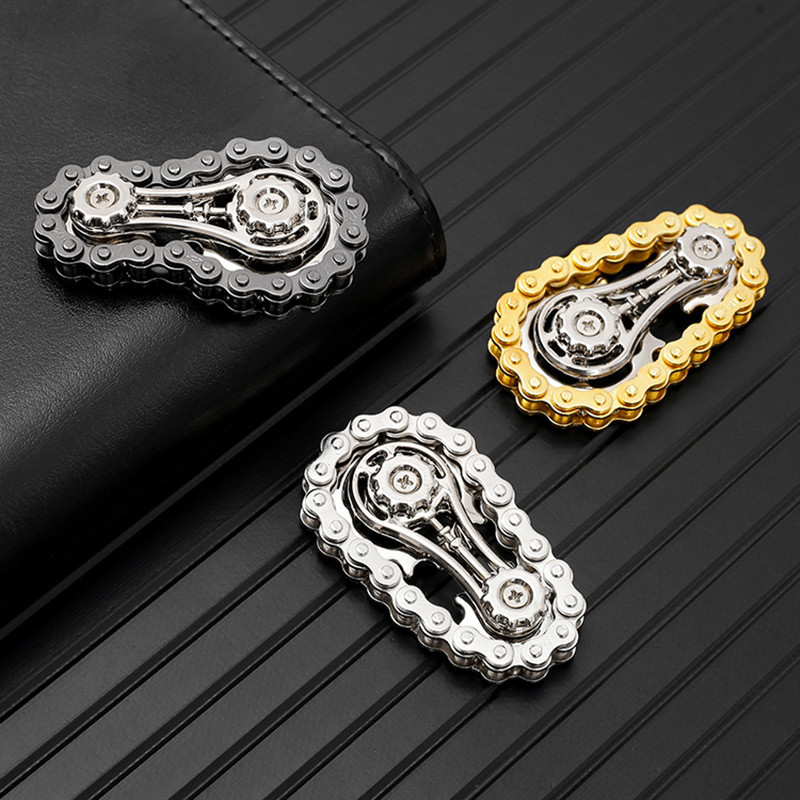 Steering Wheel Sprocket Fingertip Gyroscope Fidget Spinner Anti Stress ...