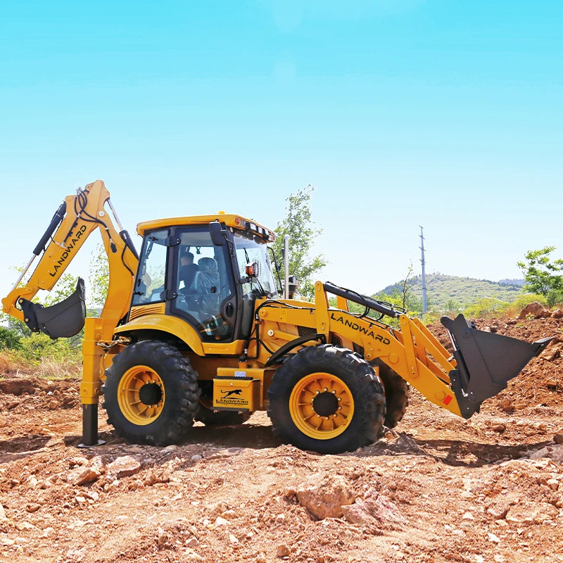 Europe Construction Site Use High Horsepower Backhoe Excavator 4WD ...