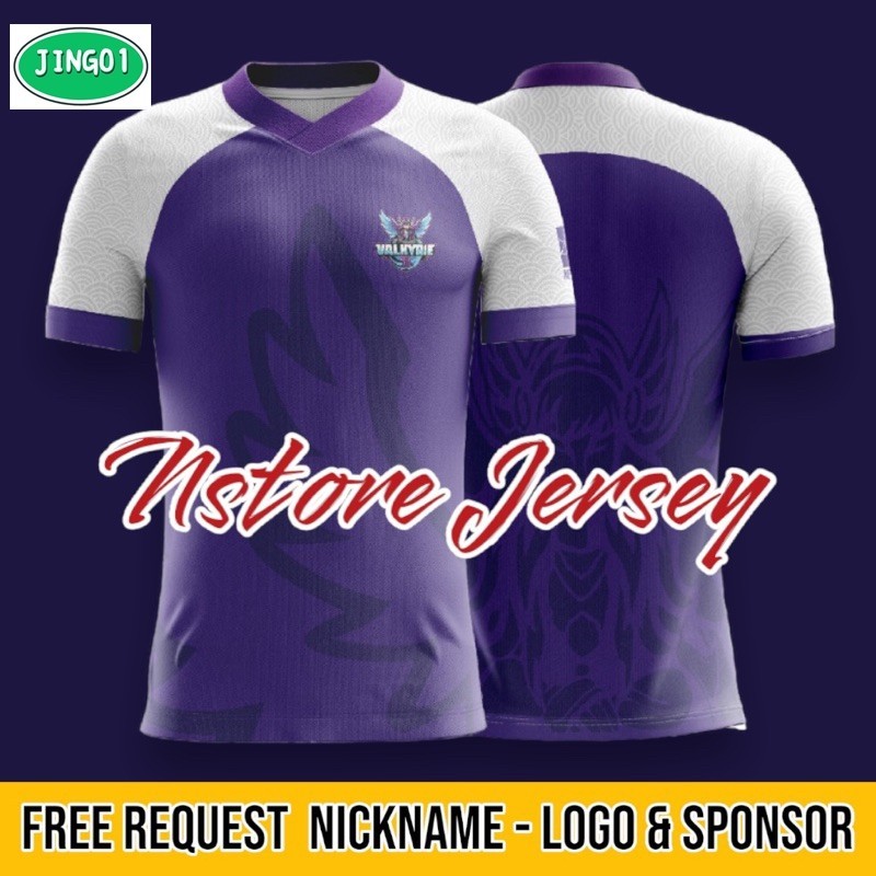 Jersey KAOS VALKYRIE 48 ESPORT JKT48 2023 FREE REQUEST LOGO & NICKNAME ...
