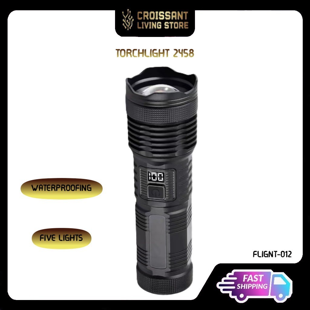 CROISSANT LIVING STORE Most Powerful P50 FlashLight Flash light 5 Mode ...