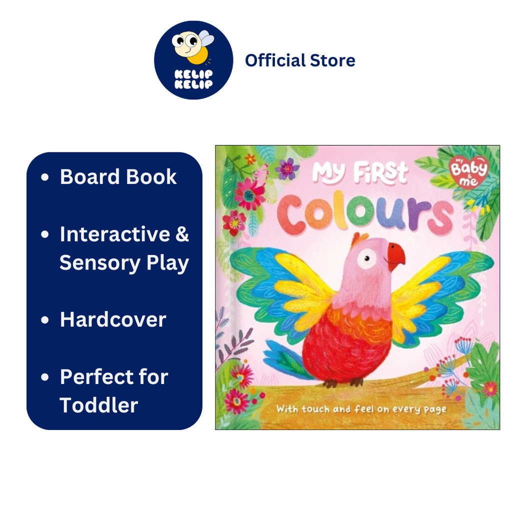 My First Colours Board Book For Toddlers With Touch & Feel on Every ...