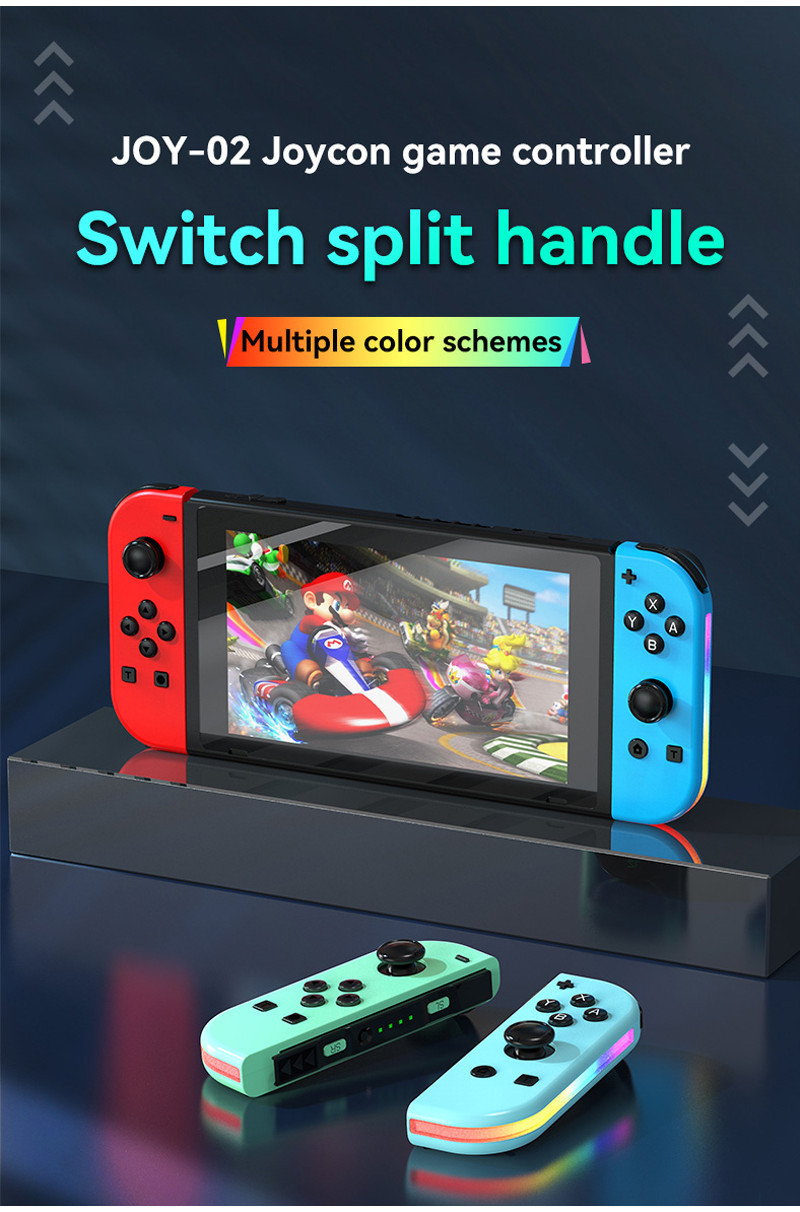 1Pair Wireless Controller L/R Gamepad Vibration Sensing Bluetooth Game ...