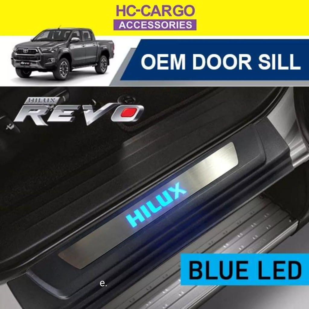 Hc Cargo Toyota Hilux Revo Rogue Rocco 2016 - 2023 Door Side Sill Plate ...