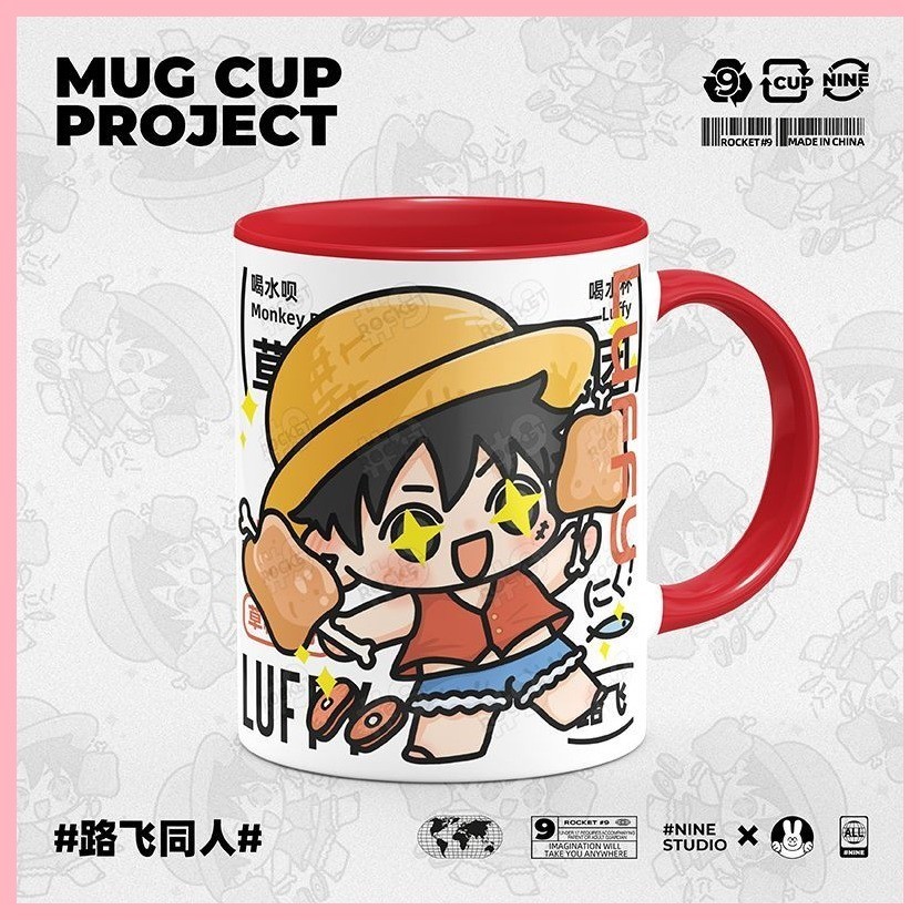 [GUYN] Mug ONE PIECE Luffy Mug ONE PIECE Merchandise Luffy Valley ...