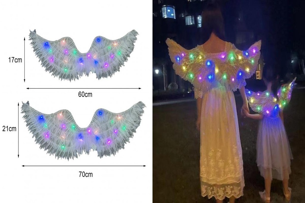 Dj Led Angel Wing Kids Angel Wing Colorful Led Light Up Angel Wings for ...