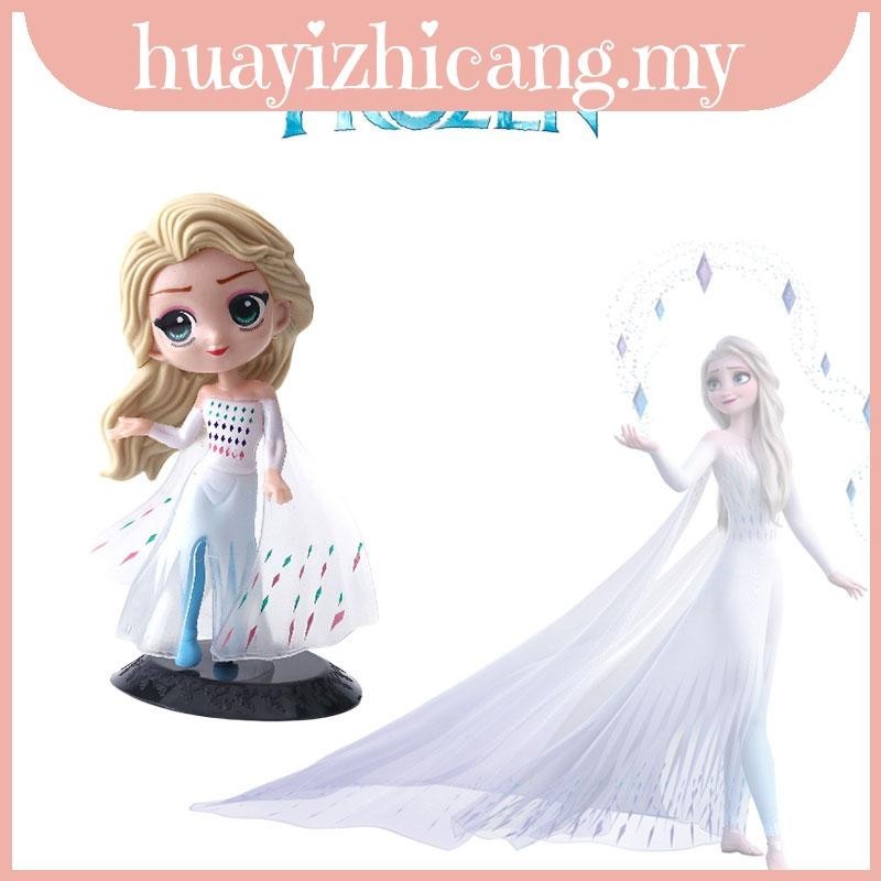 Cake Princess Elsa Decoration For Girls Beautiful Pvc Snowflake Cake ...