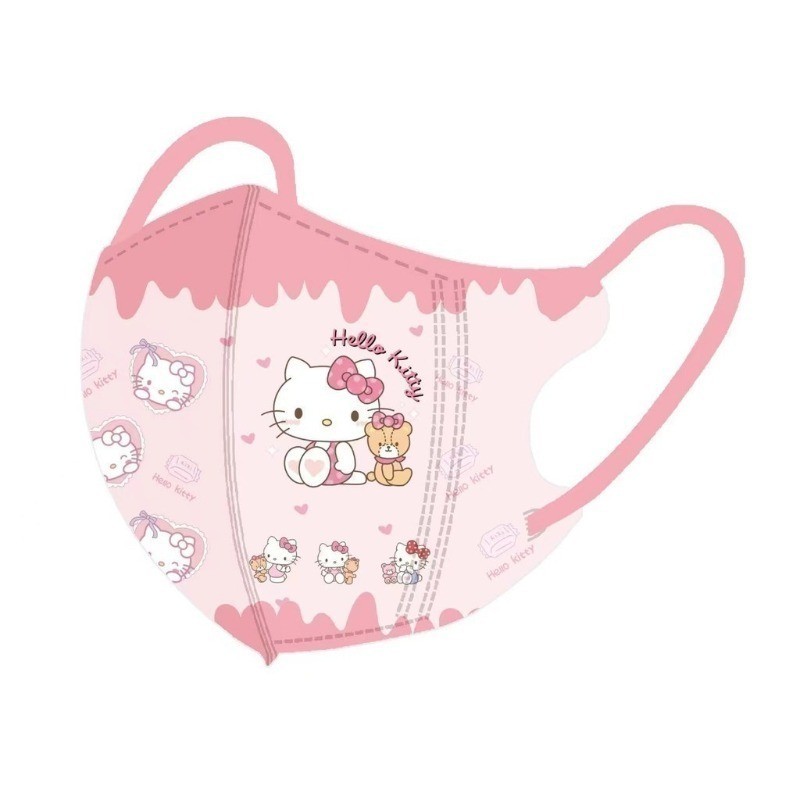Kawaii Anime Sanrio 3D Disposable Face Mask Kuromi My Melody ...