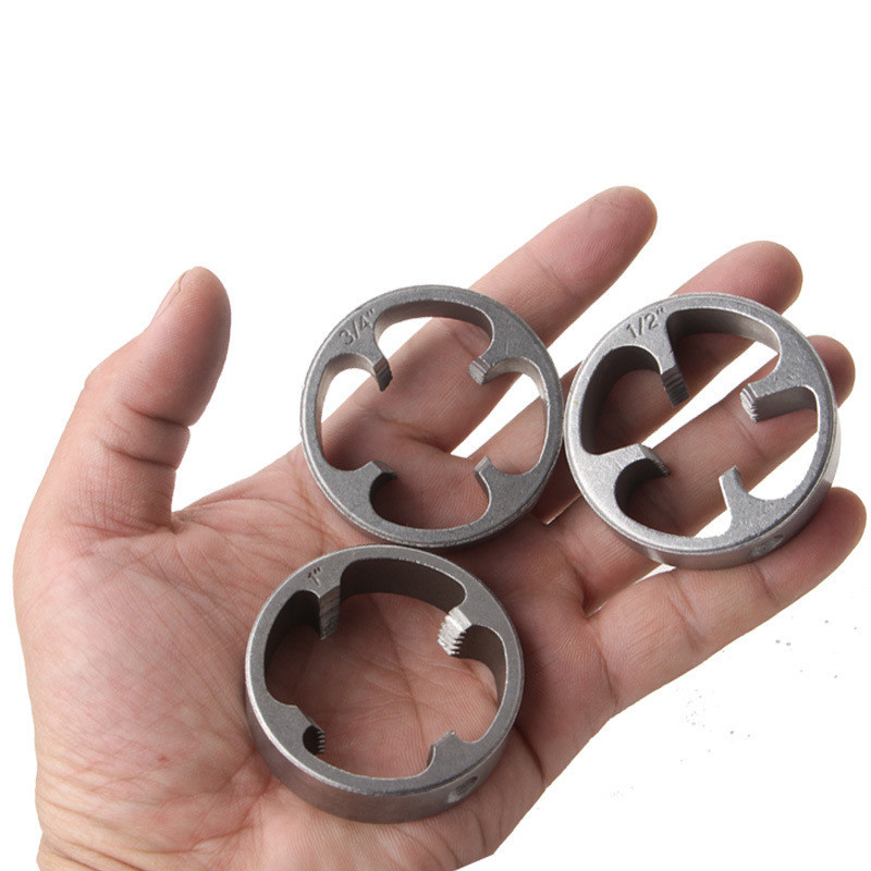 6pcs PVC/NPT Thread Maker Tools Kit 60° Taper Pipe Threader 1/2 Inch 3/ ...