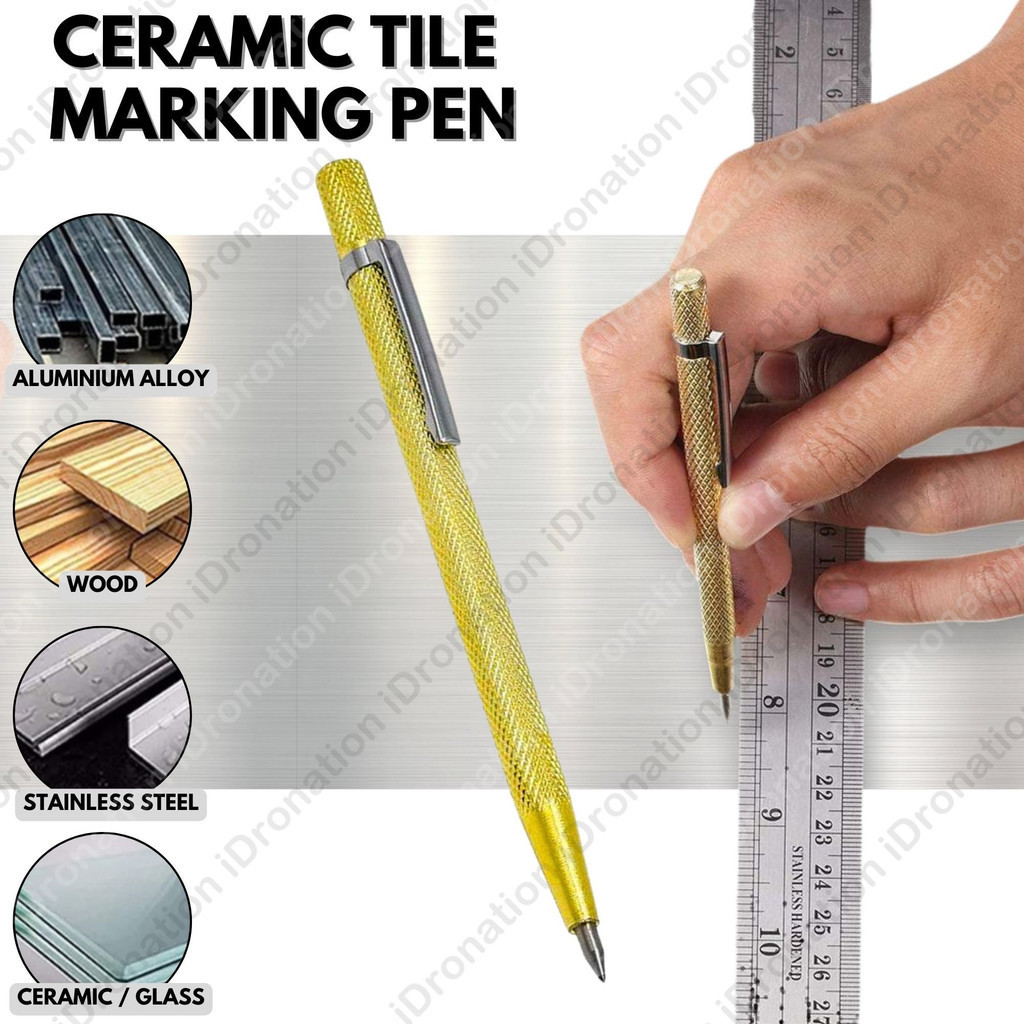 Ceramic Tile Cutting Pen Carbide Tipped Point Scriber For Engraving ...