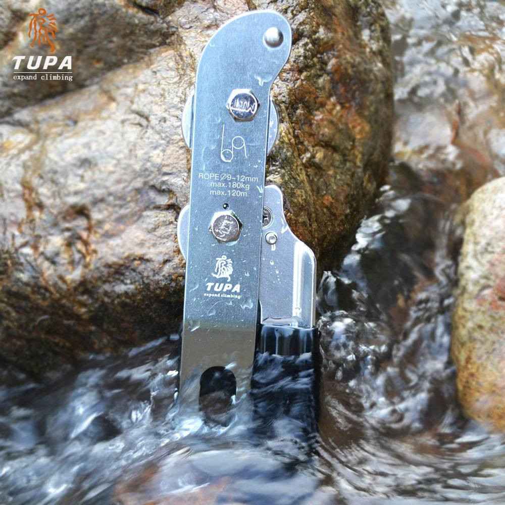 TUPA Outdoor Stop Manual Control Descender Outdoor Rock Climbing Speed ...