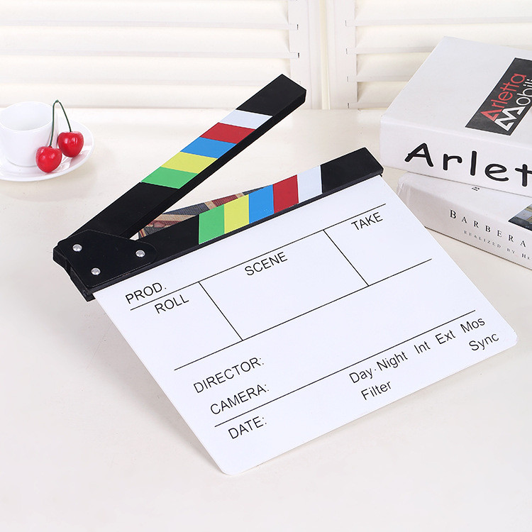(Wood Style) Professional Vintage TV Movie Film Clap Board Slate Cut ...