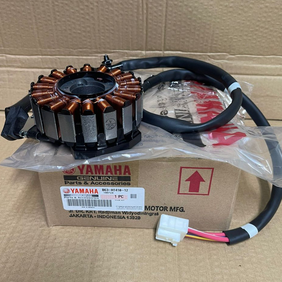 * LONG WIRE * [ B63-H1410-12 ] YAMAHA 100% ORIGINALS PARTS STATOR ...