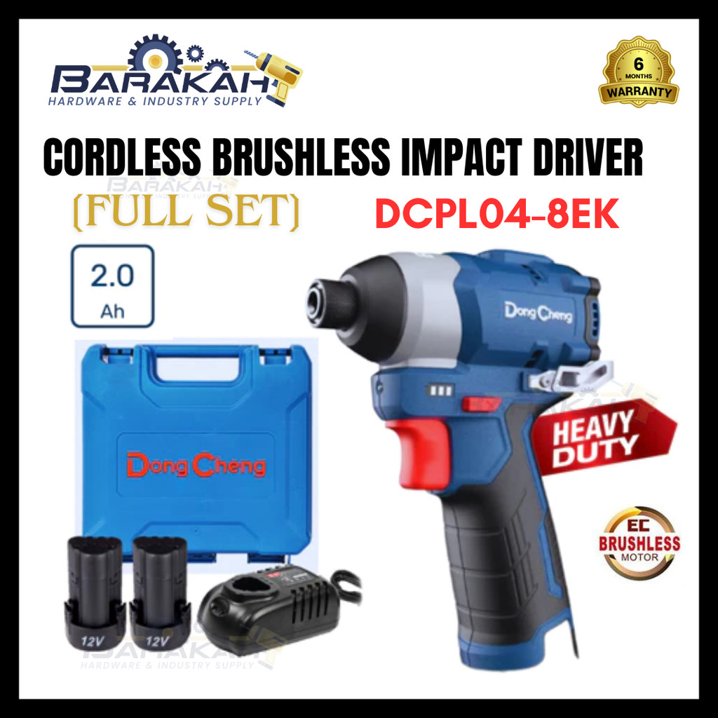 Dongcheng Cordless Brushless Impact Driver Dcpl04 8ek 12v Shopee