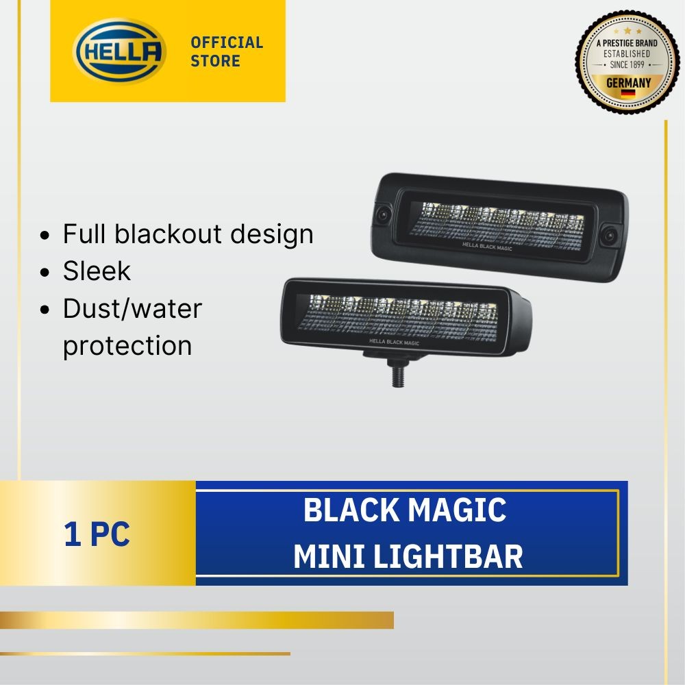 HELLA Black Magic LED Mini Lightbars (6.2") | Shopee Malaysia
