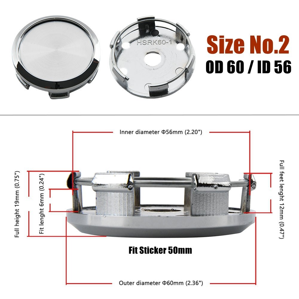 Car Racing Blank 60mm Wheel Cap 64mm Sport Rim Cap 65mm Hub Cap 66mm ...